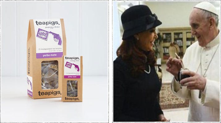 Pope drinks yerba mate – teapigs
