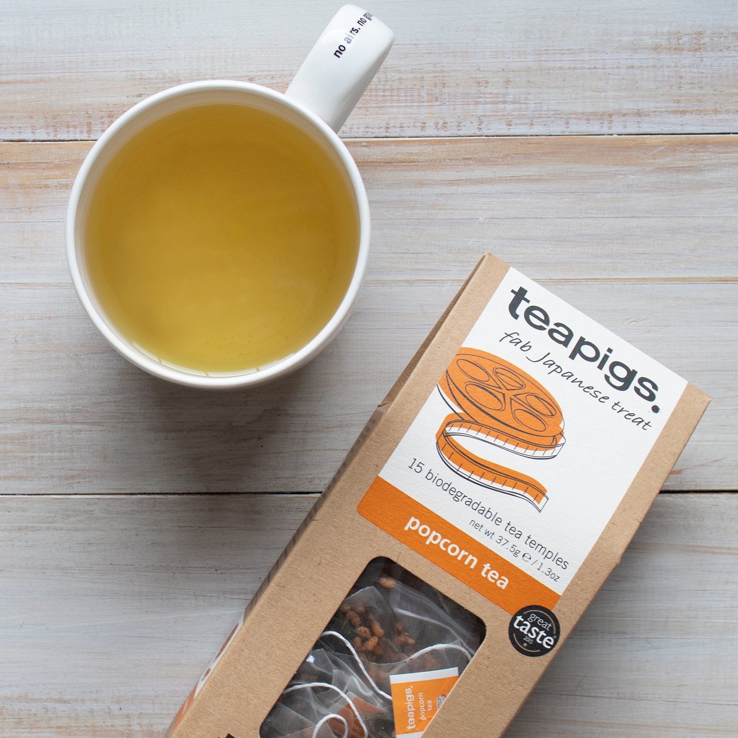 Popcorn | Green Tea | teapigs